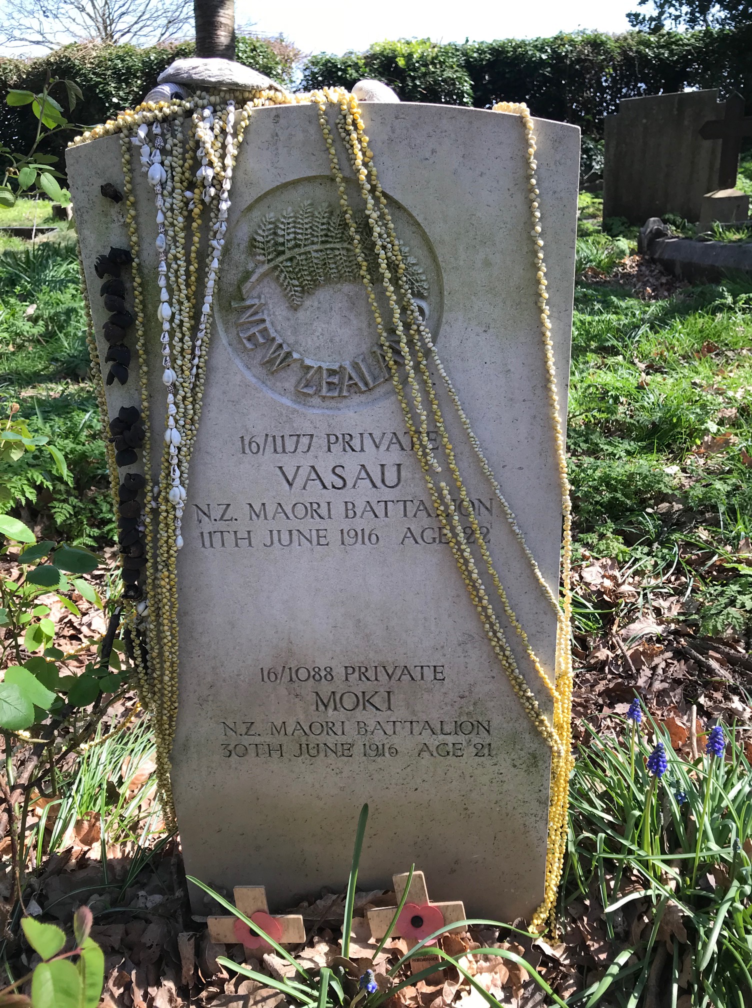 Four Maori Soldiers Buried in St Andrew’s Cemetery, Hornchurch ...